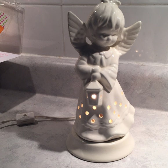 Holiday | Ceramic Lighted Angel | Poshmark
